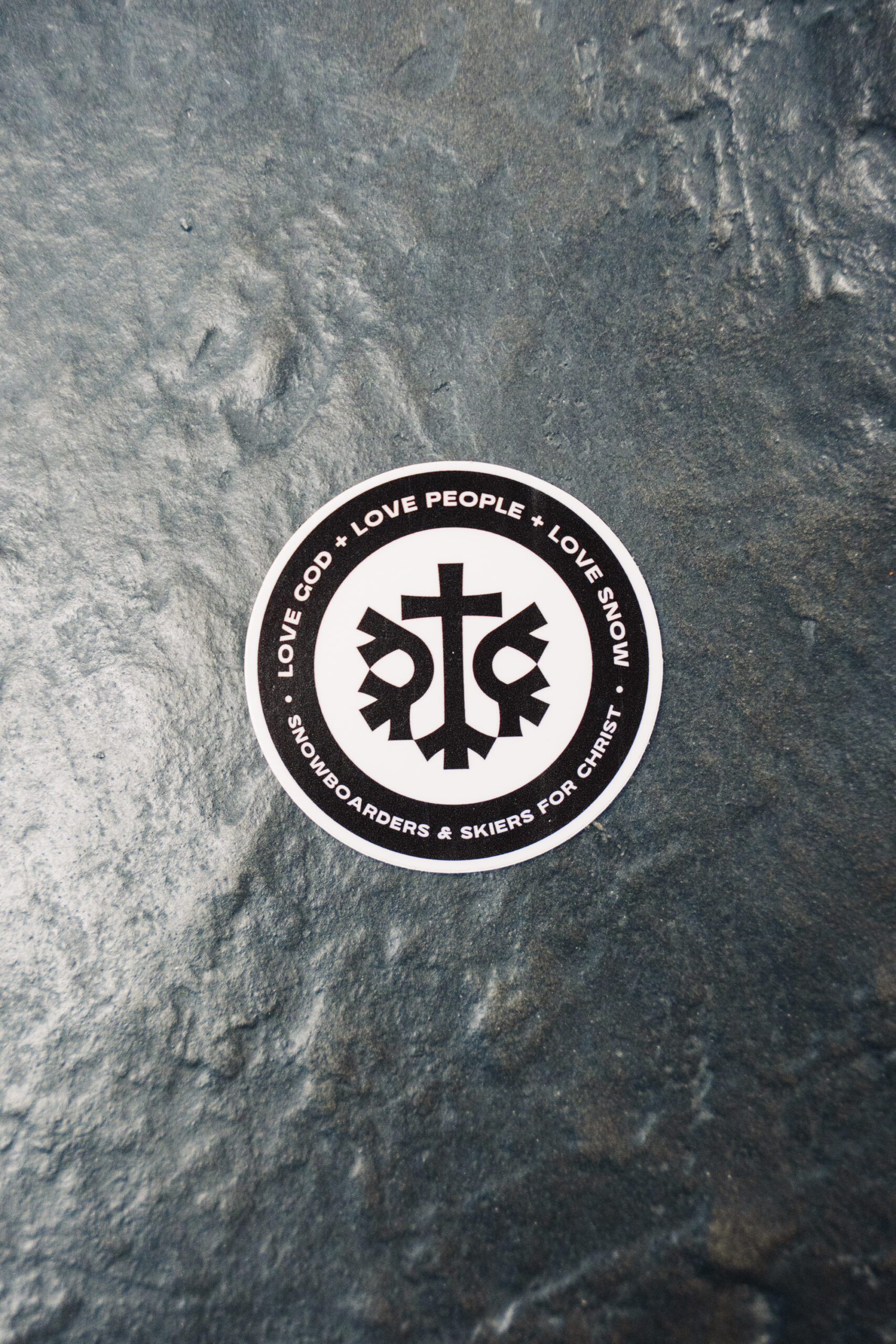 Snowflake Sticker - Snowboarders & Skiers for Christ